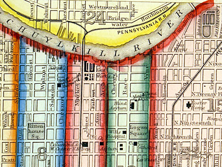 ''Plan of Philadelphia'' c 1860 - Mitchell [M-12471] - $0.00 : Antique ...