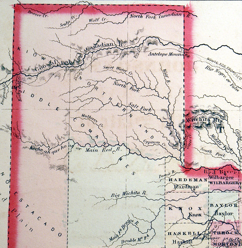 Johnson's New Map of the State of Texas 1862 [M-13262] - $0.00 ...