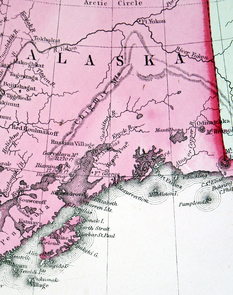 Northwestern America... Alaska year purchased 1867 - Mitchell [M-13828 ...