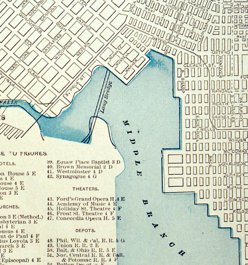Map of Baltimore c 1899 - Cram - Very detailed [M-1580] - $0.00 ...