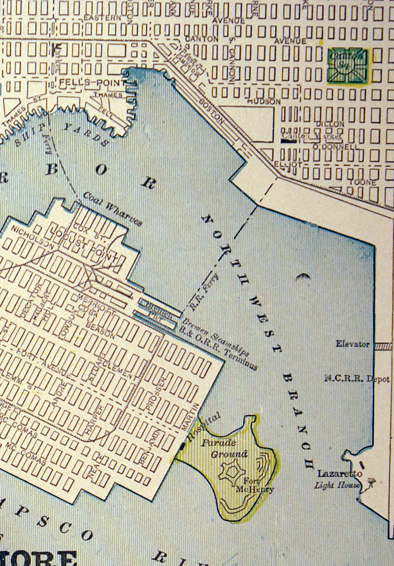Map of Baltimore c 1899 - Cram - Very detailed [M-1580] - $0.00 ...