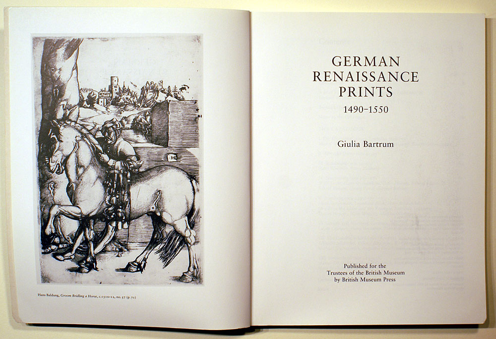 GERMAN RENAISSANCE PRINTS 1490-1550 - PUBLISHED 1995 [RB-948] - $0.00 ...