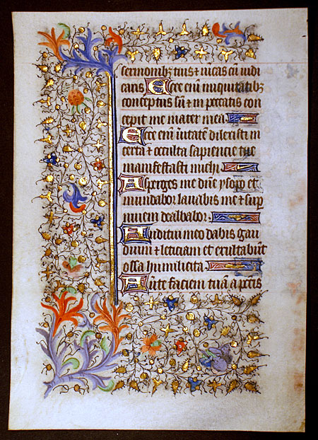 Medieval Book of Hours Leaf - Exquisite Borders! [IM-10724] - $0.00 ...