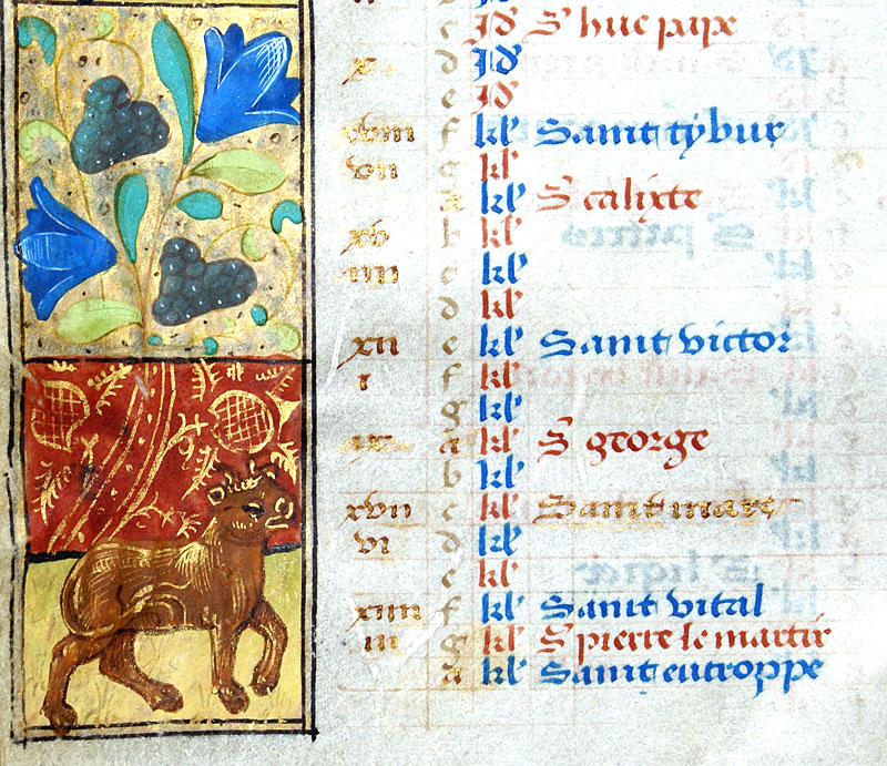 C 1490 1510 Book Of Hours Calendar Leaf For March April IM 11784 c-1490-1510-book-of-hours-calendar-leaf-for-march-april-im-11784