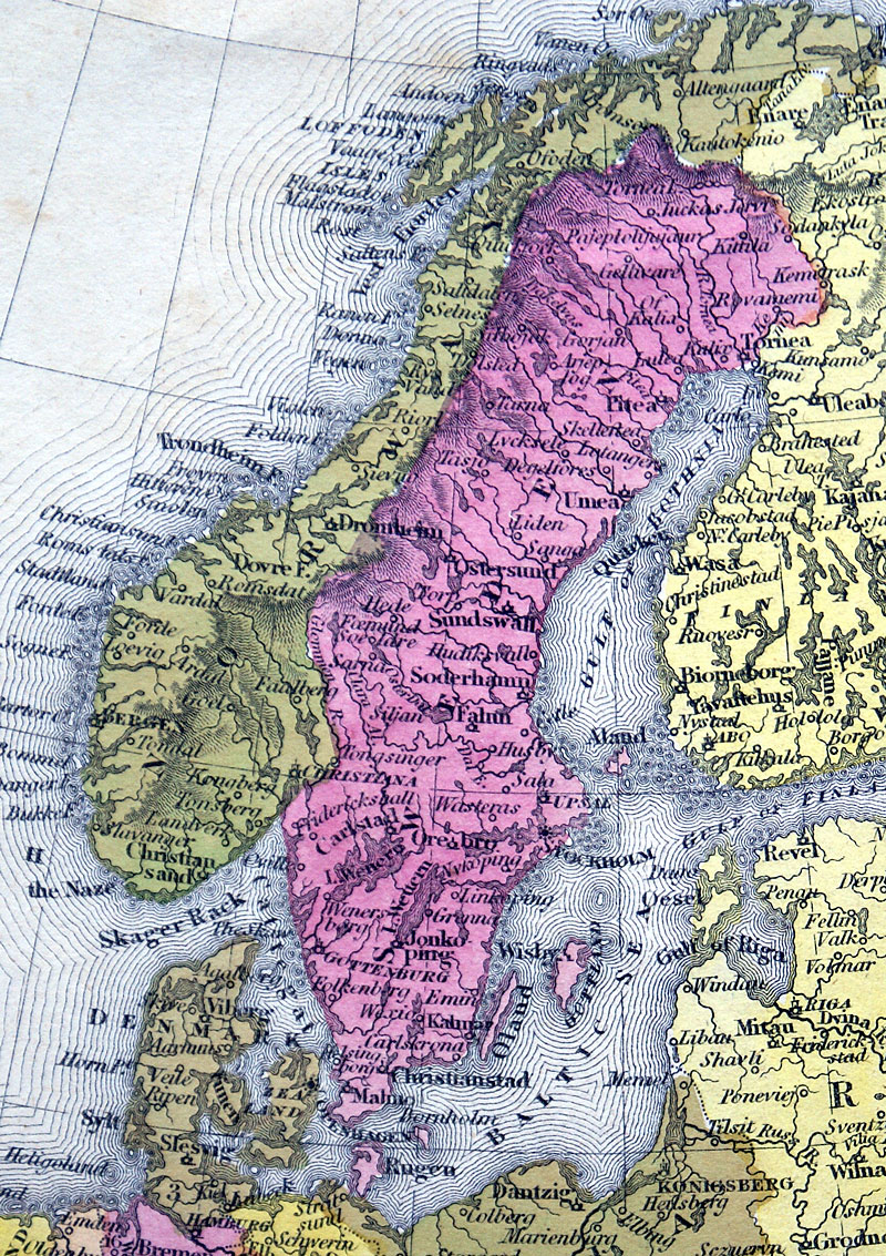 Europe c 1847 - Mitchell [M-10038] - $0.00 : Antique Manuscripts, Maps ...