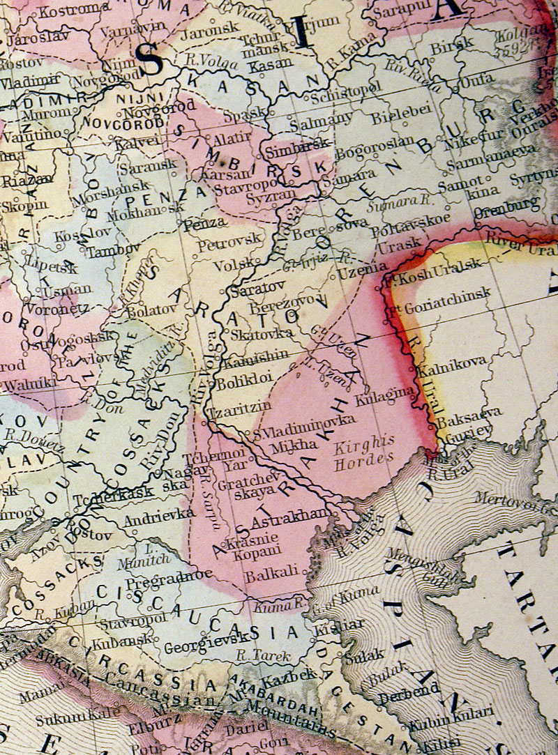 ''Russia in Europe, Sweden & Norway'' c 1866 - Mitchell [M-12191] - $0. ...