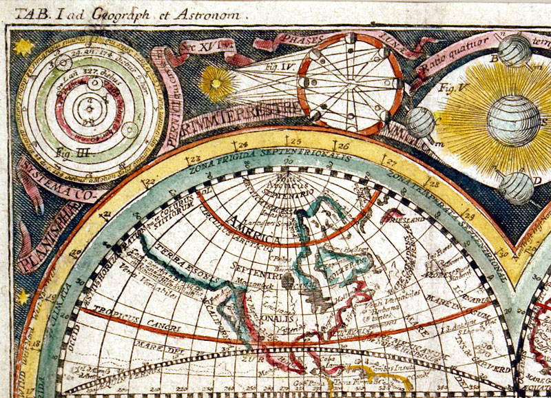 ''Planisphaerum Terrestre...'' World Map c 1728 - Huebner [M-13188 ...
