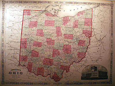 ''JOHNSONâ€™S OHIO'' c 1862 [M-7154] - $0.00 : Antique Manuscripts ...