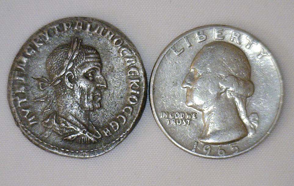 Ancient Billon Silver Tetradrachm c. 249-251 AD - TRAJAN DECIUS [PA ...